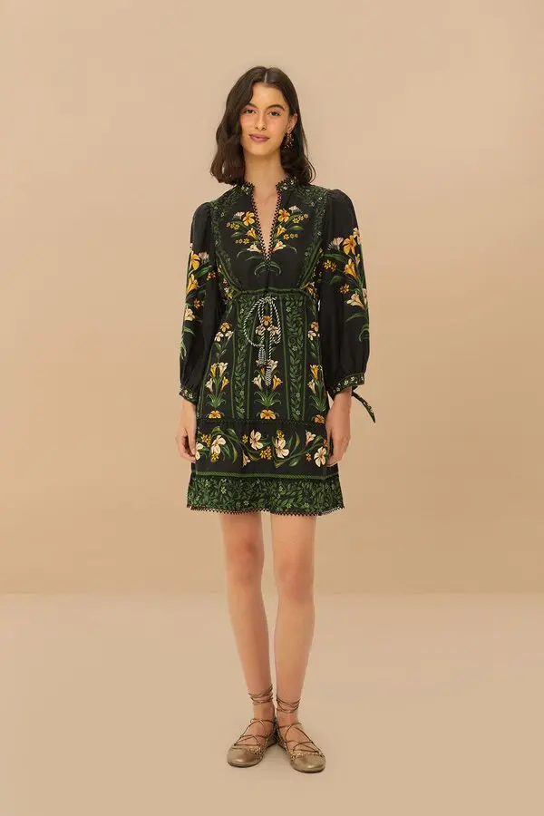 linen v neck midi dress The Linen V-Neck Midi Dress main image 0