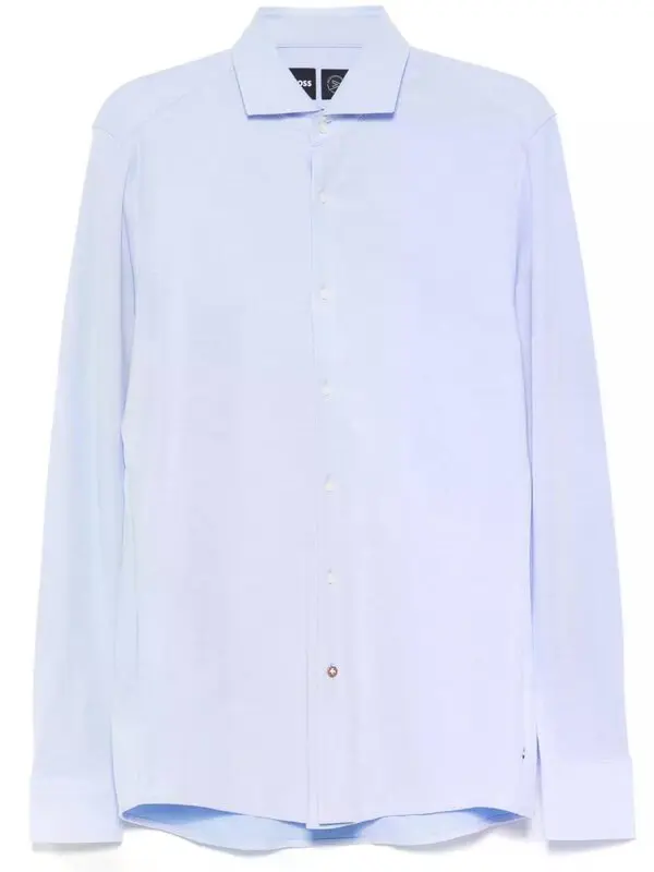 BOSS Cotton Shirt - Blue