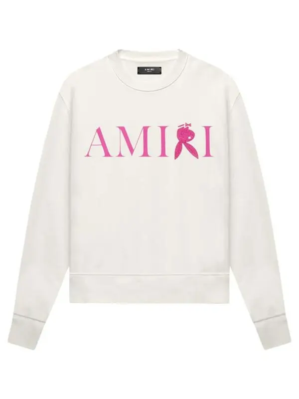 Amiri Reverse Bunny Crewneck Sweatshirt