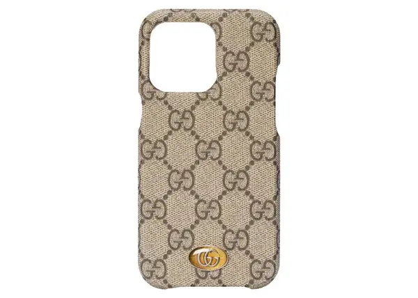 Gucci Ophidia Case For Iphone 13 Pro - Beige/ebony
