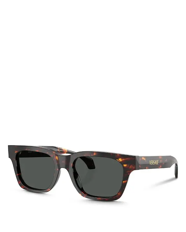 Versace 52mm Square Sunglasses - Havana