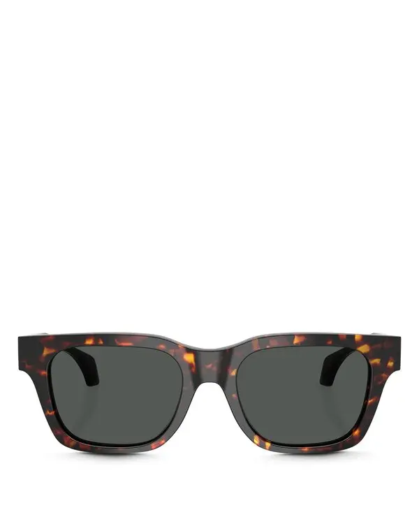 Versace 52mm Square Sunglasses - Havana