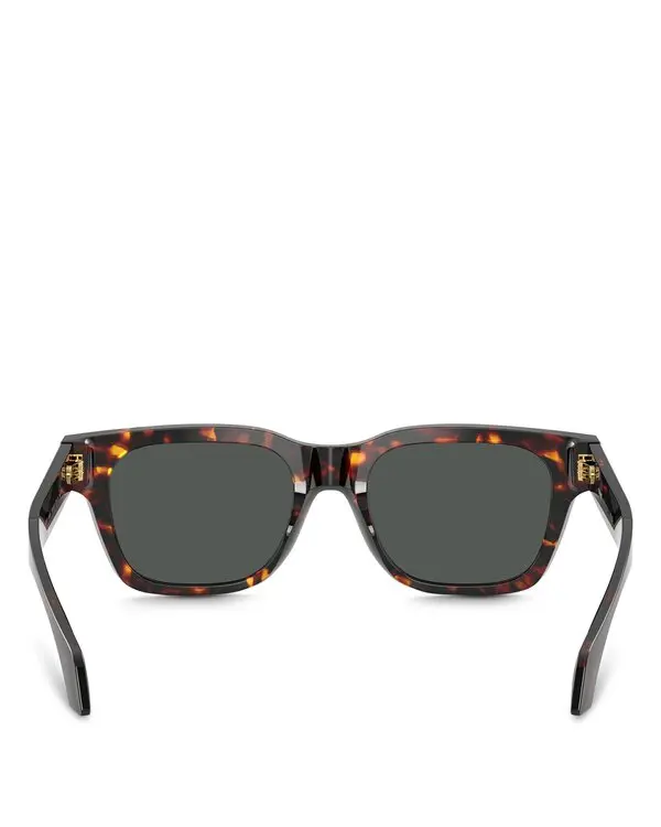 Versace 52mm Square Sunglasses - Havana