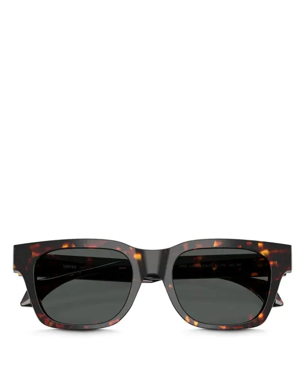 Versace 52mm Square Sunglasses - Havana