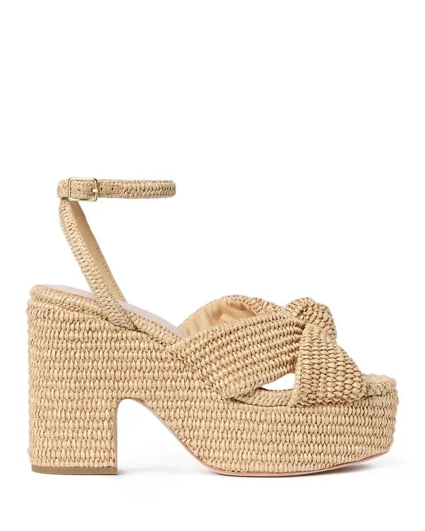 LOEFFLER RANDALL Liza Platform Sandals - Natural