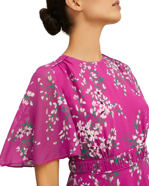 strapless open back dress Sun Dance Dress in Pink Blossom M