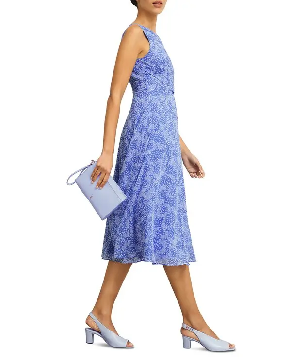 HOBBS LONDON Jess Printed Dress - Blue Multi