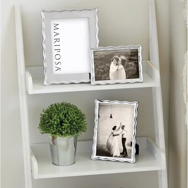 MARIPOSA Wavy Engravable Picture Frame, 5 X 7