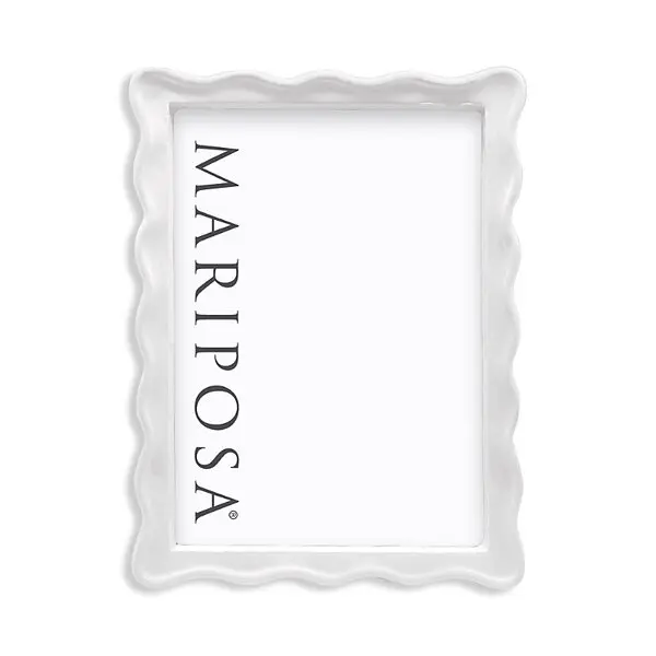 MARIPOSA Wavy 5 X 7 Frame - White