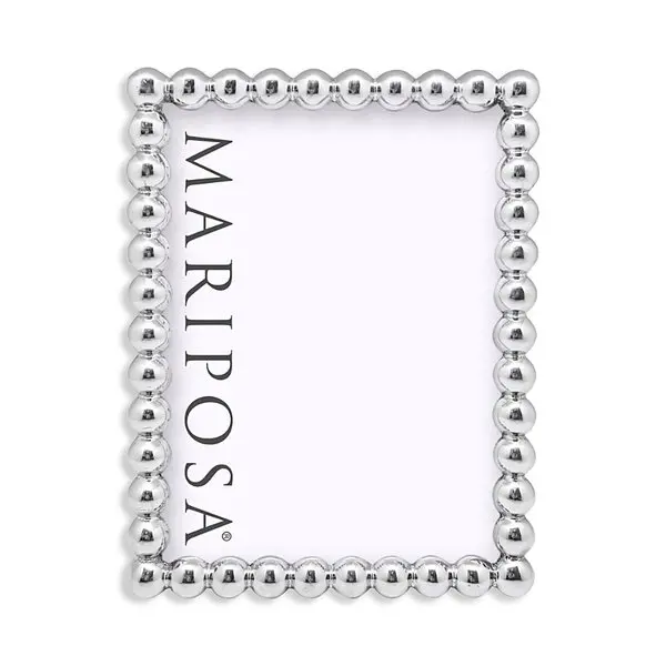 MARIPOSA Baubles Frame, 5 X 7 - Silver