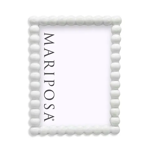 MARIPOSA Baubles Frame, 5 X 7 - White