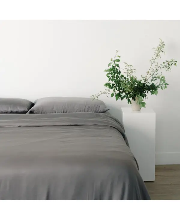 Cozy Earth Flat Sheet - Charcoal