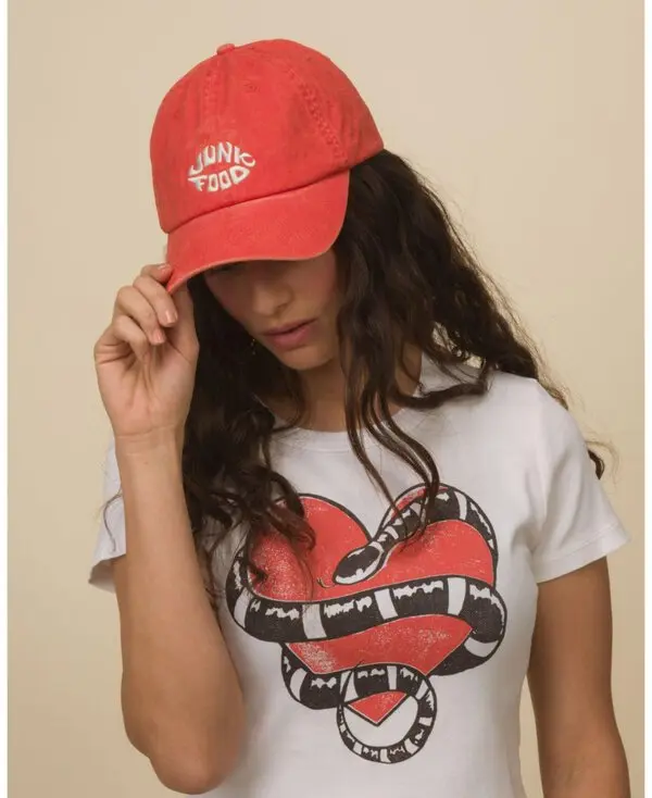 Junk Food Clothing Embroidered Cap
