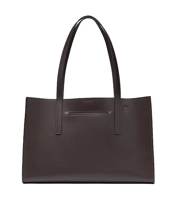 HYER GOODS The Tolentino Tote - Dark Chocolate
