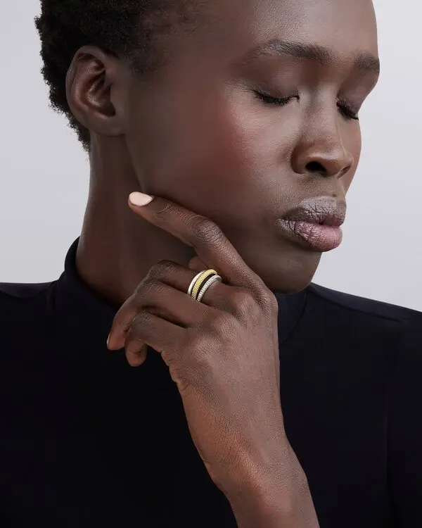 Lagos Caviar Lux Diamond Ring