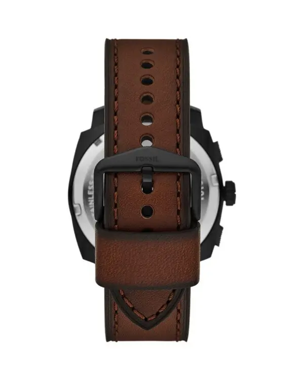 Fossil Machine Chronograph 44mm Watch - Black/brown
