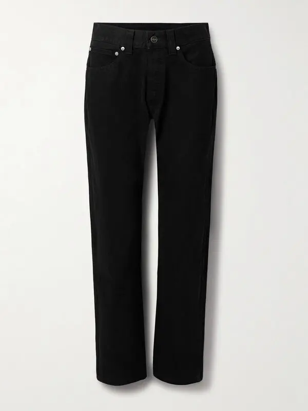 Khaite Callum High-rise Straight-leg Jeans - Blue