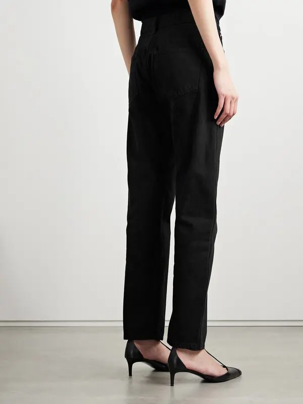 Khaite Callum High-rise Straight-leg Jeans - Blue