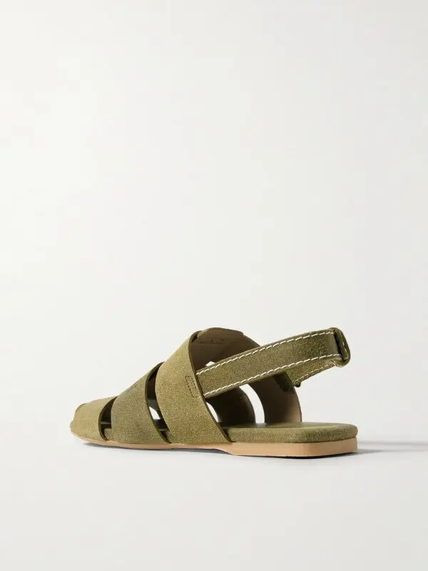 JW Anderson Suede Sandals - Green