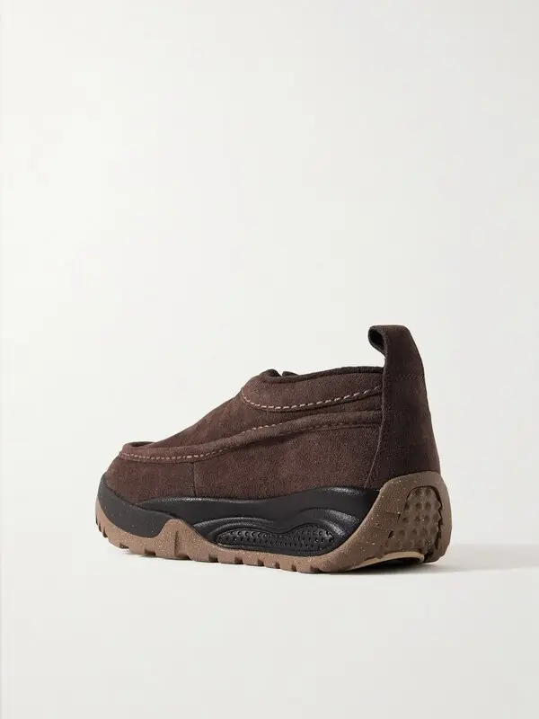 Nike Izy Rubber-trimmed Suede Zip-up Sneakers - Pink