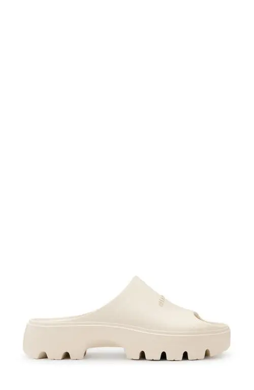 ALLSAINTS Eclipse Platform Slide Sandal - Chalk White