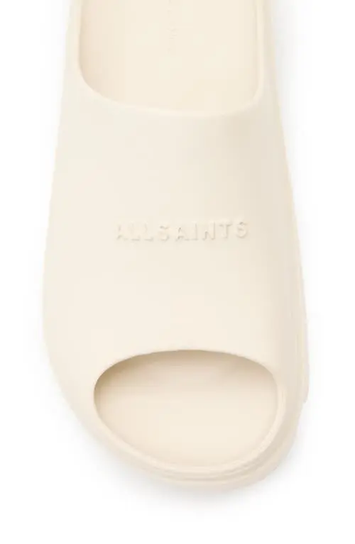 ALLSAINTS Eclipse Platform Slide Sandal - Chalk White