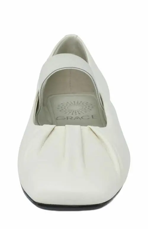 GRACE FOOTWEAR Rimini Ballerina - White