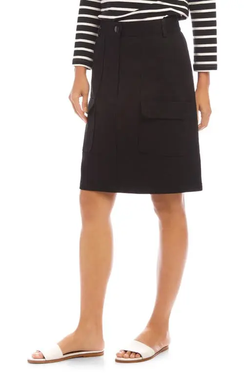 Karen Kane Twill Cargo Skirt