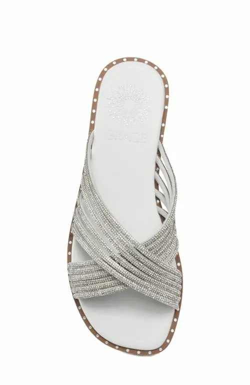 GRACE FOOTWEAR Murano Sandal - Silver