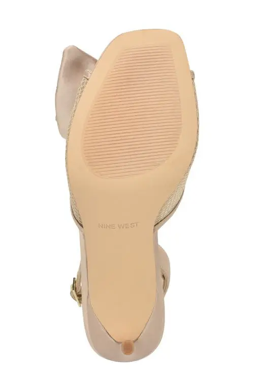 Nine West Slingback Sandal - Light Natural