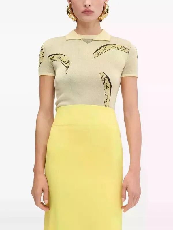Jacquemus Intarsia-knit T-shirt