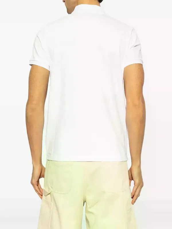 Moncler Logo-appliqué Polo Shirt - White