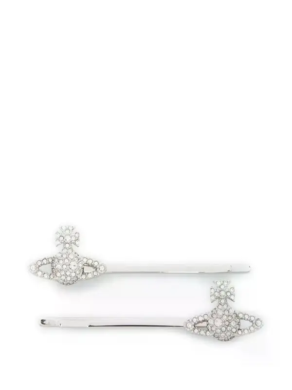 VIVIENNE WESTWOOD Grace Bobby Pin - Silver