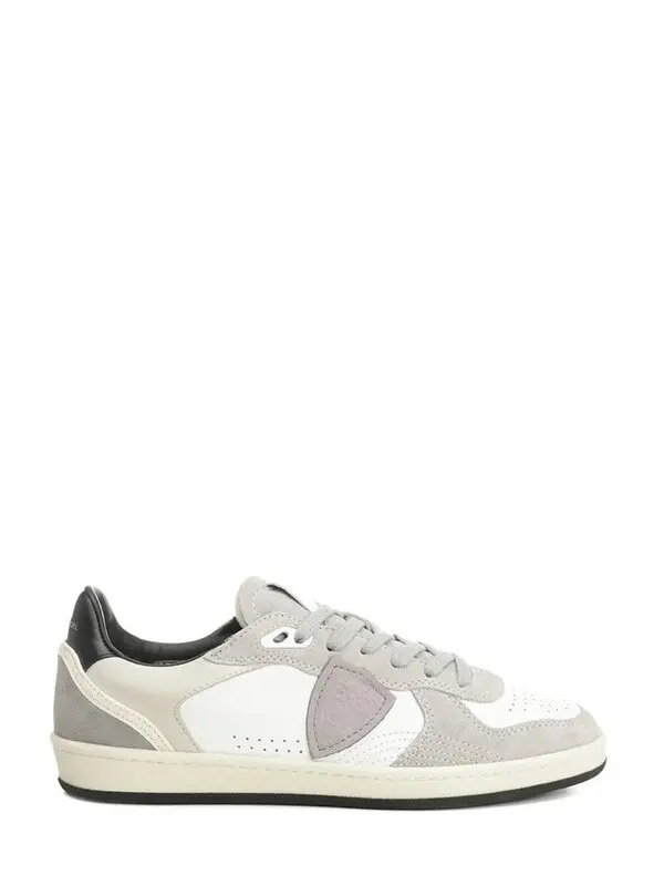 Philippe Model Leather Sneakers - Veau Daim_blanc Noir