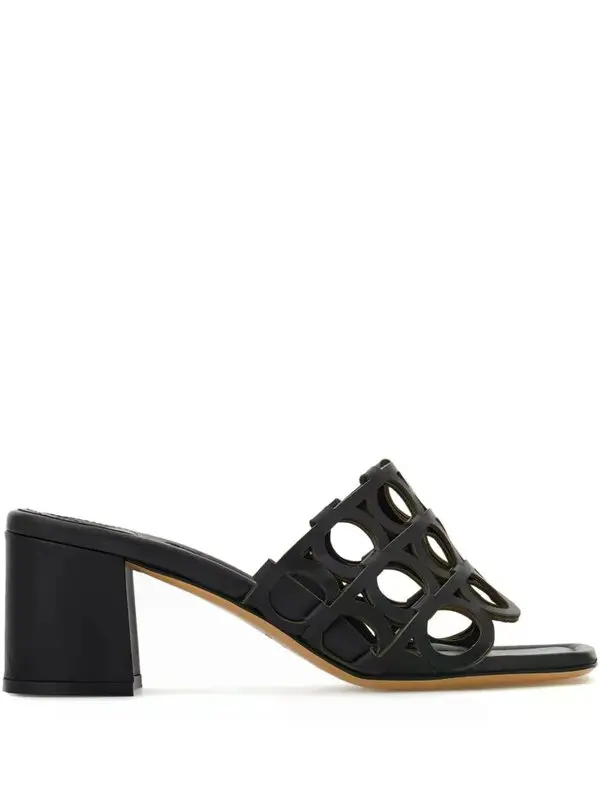 FERRAGAMO Gancini Leather Sandals