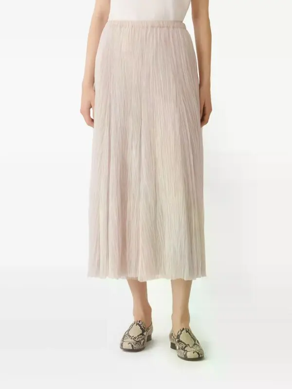 Fabiana Filippi Plissé Midi Skirt