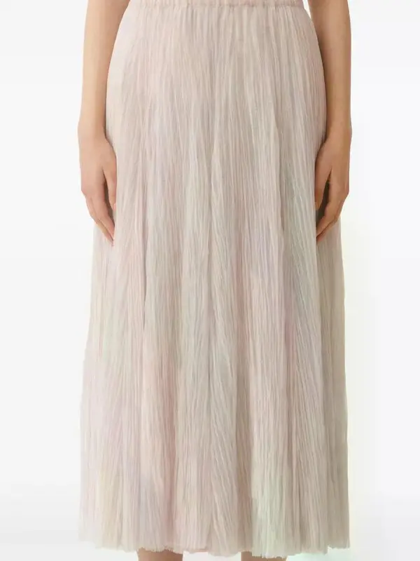 Fabiana Filippi Plissé Midi Skirt