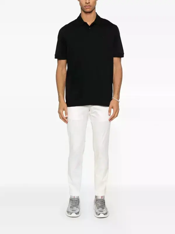 BOSS Logo-embroidered Polo Shirt - Black