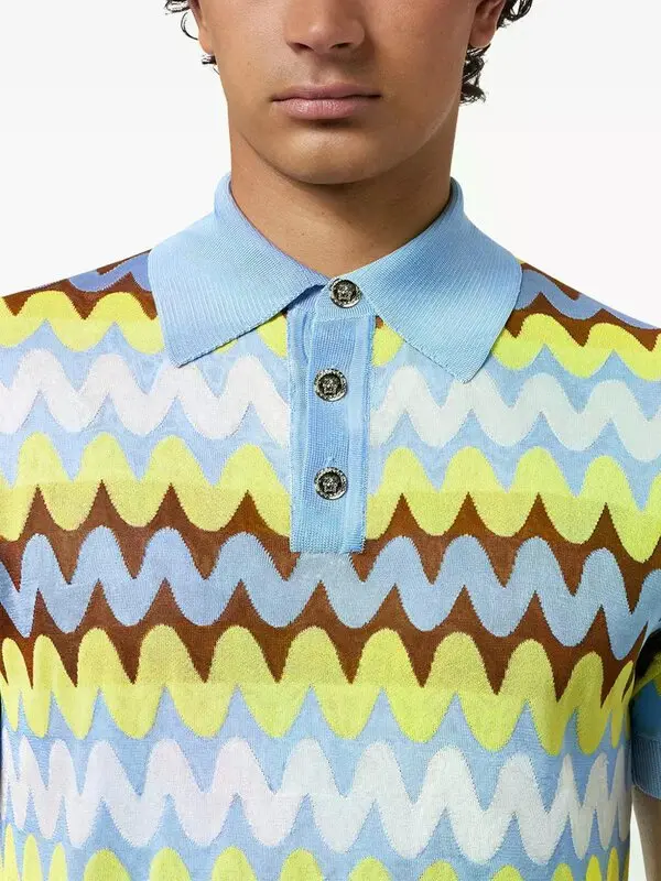 Versace Wave Polo Shirt