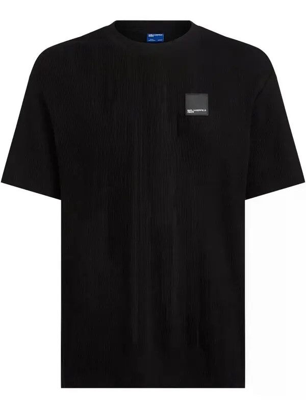 Karl Lagerfeld Waffle-knit T-shirt