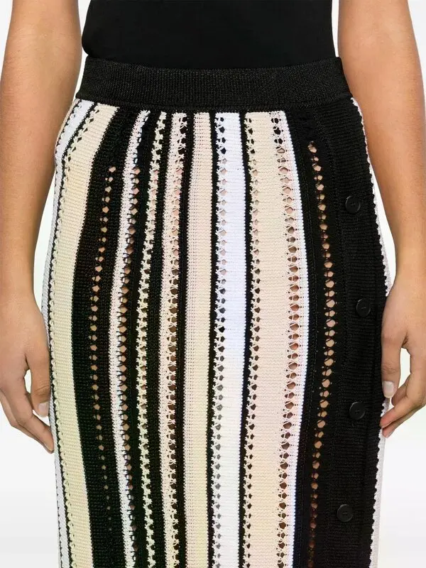 Missoni Striped Midi Skirt