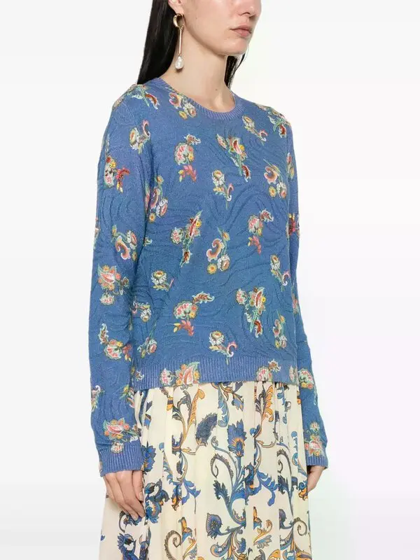Etro Floral-jacquard Top