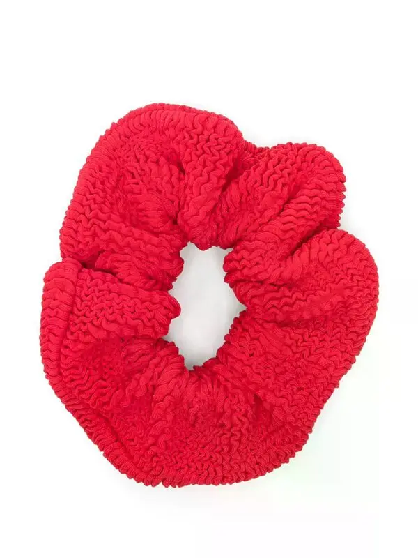 Hunza G Crinkled Scrunchie - Red