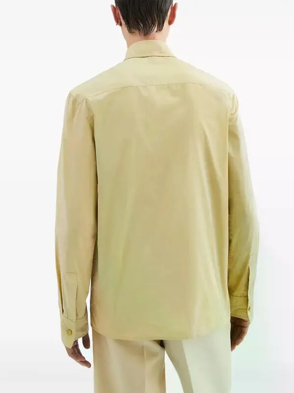 JIL SANDER Tie-detail Shirt - Yellow