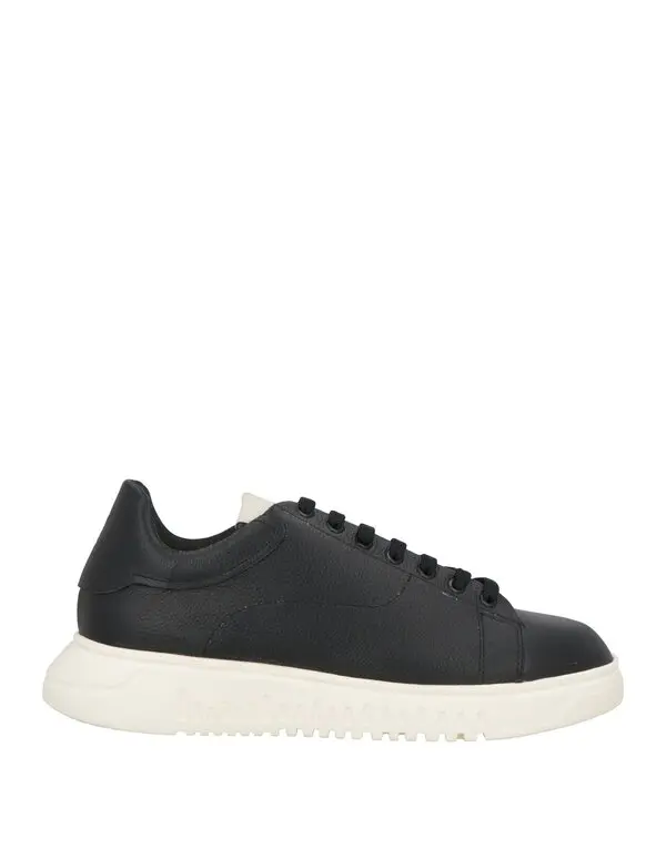 Emporio Armani Calfskin Low-top Sneakers