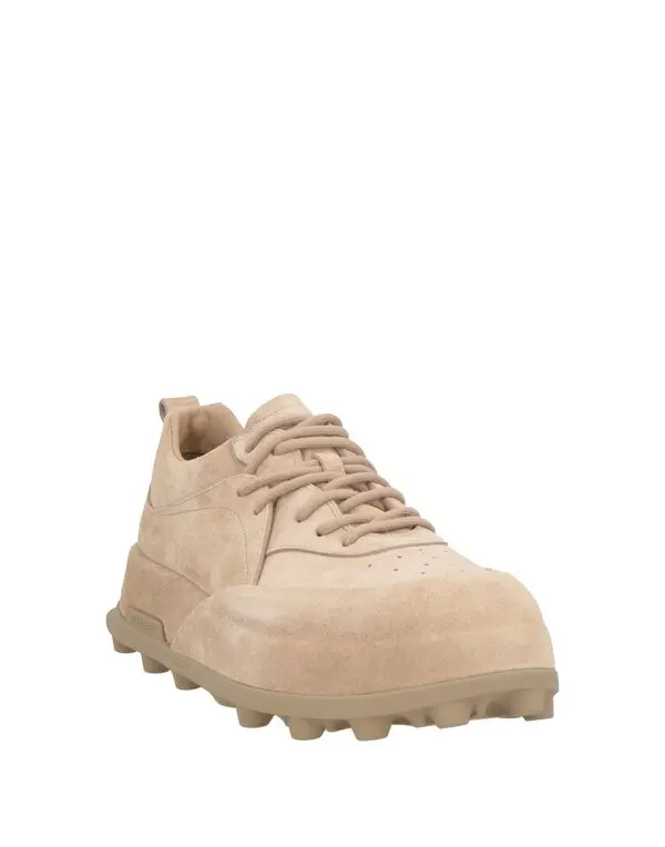 JIL SANDER Suede Lace-up Sneakers - Sand