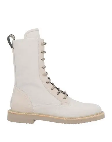 Brunello Cucinelli Lace-up Ankle Boots - Beige