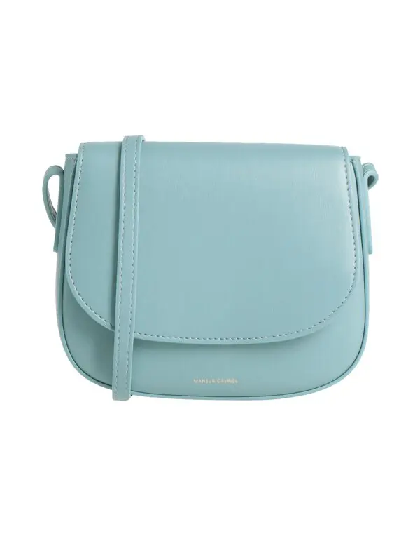MANSUR GAVRIEL Cross-body Saddle Bag - Blue
