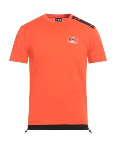 EA7 T-shirt Size Cotton - Orange