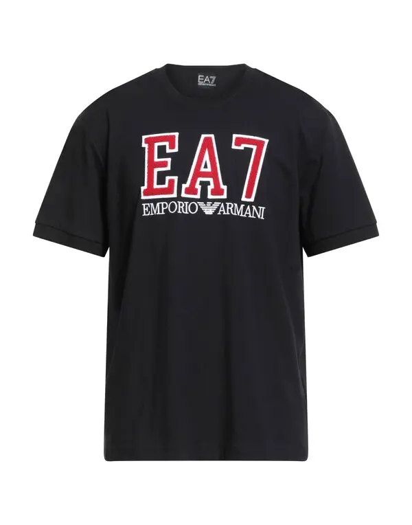 EA7 T-shirt Size Cotton - Black